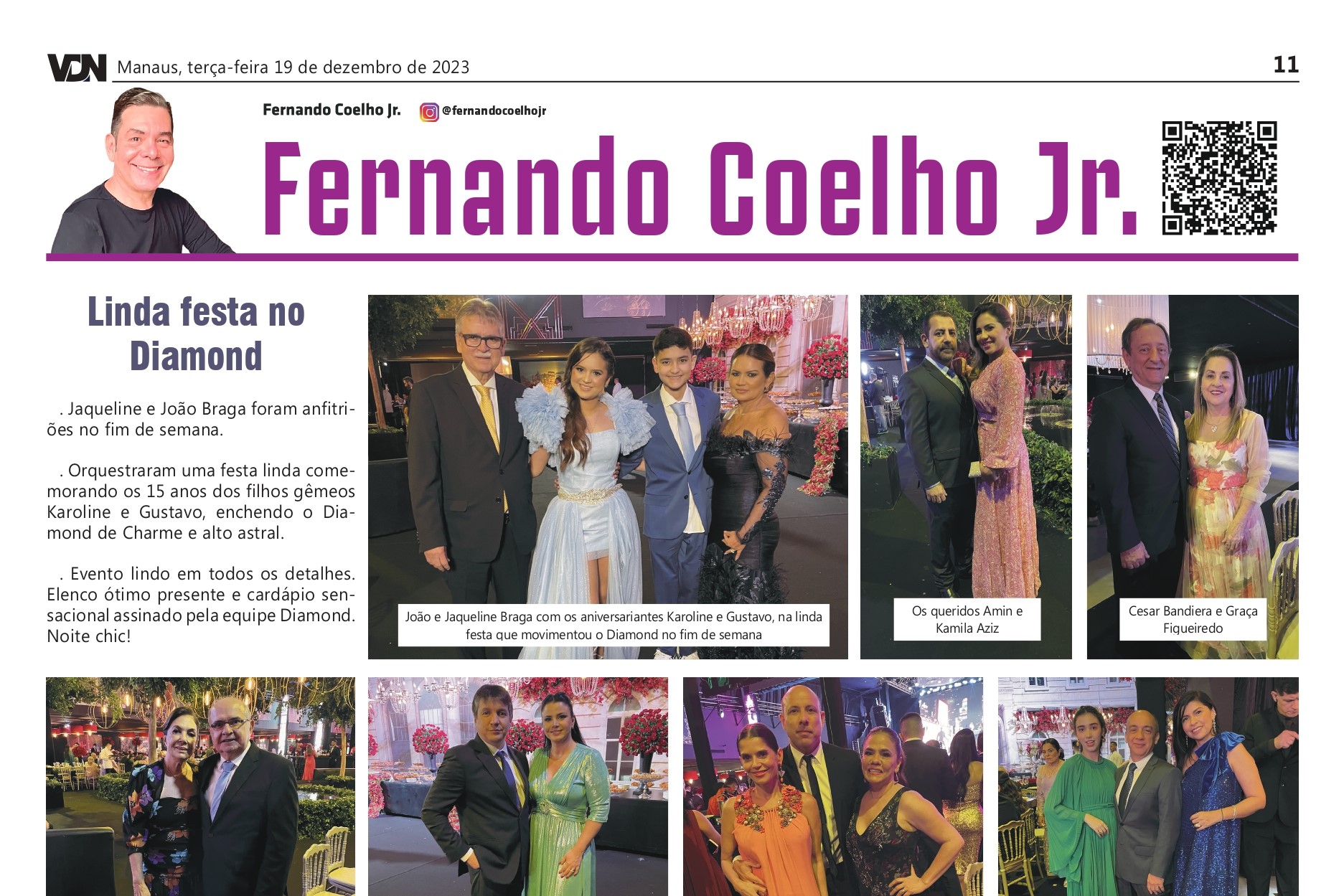Coluna Fernando Coelho Jr – 19/12/2023 - Vanguarda do Norte